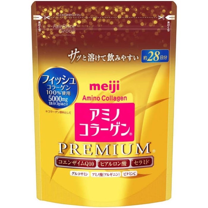 Jual Meiji Amino Collagen Premium Refill 28 Days | Shopee Indonesia