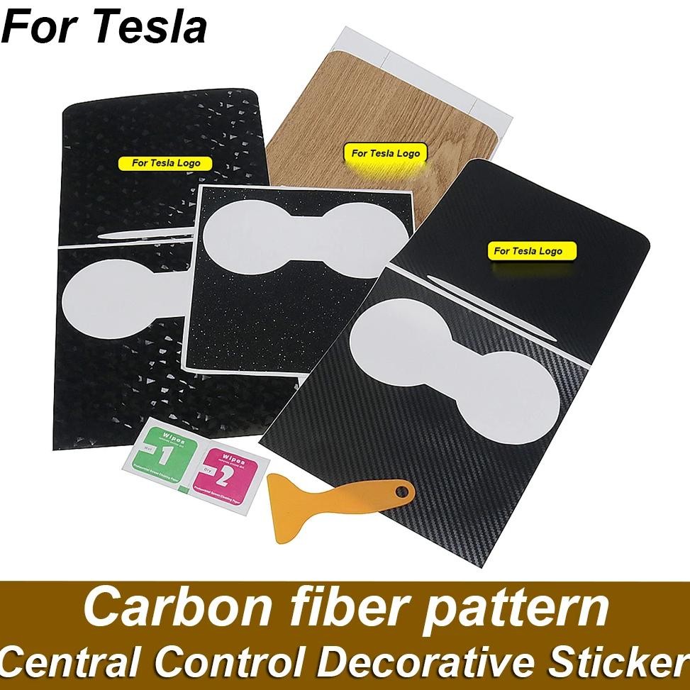 Jual car central control panel sticker for tesla model 3 2021 center ...