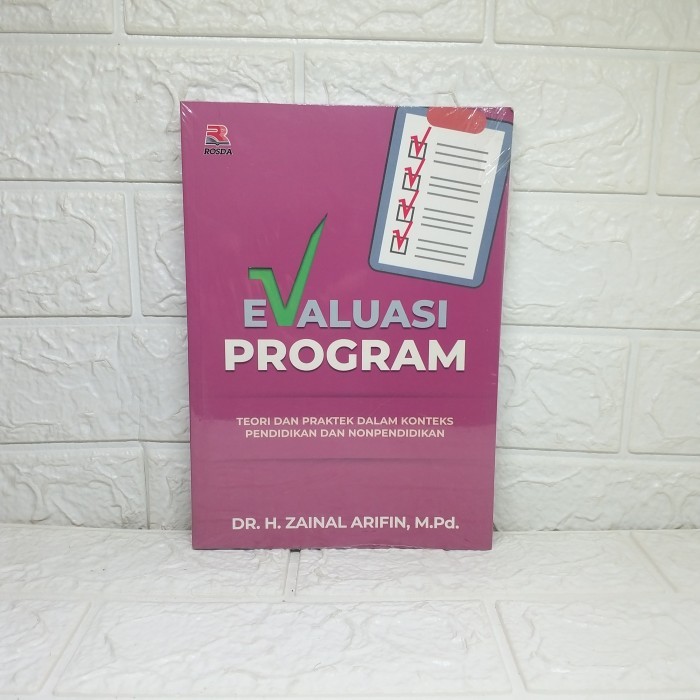 Jual EVALUASI PROGRAM TEORI DAN PRAKTIK DALAM KONTEKS PENDIDIKAN DAN ...
