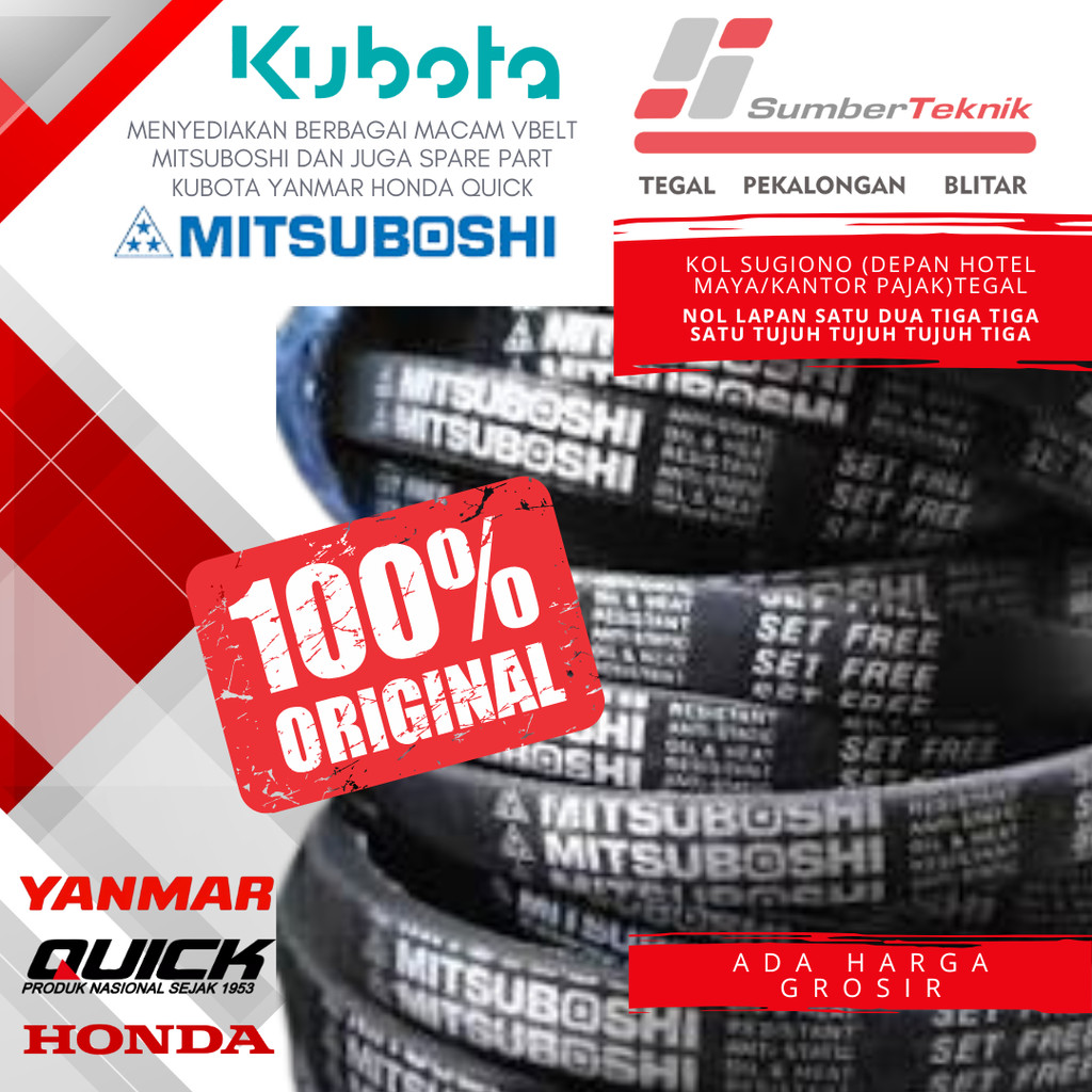 Jual B-40 B40 fan belt vbelt tali kipas Mitsuboshi Asli | Shopee Indonesia