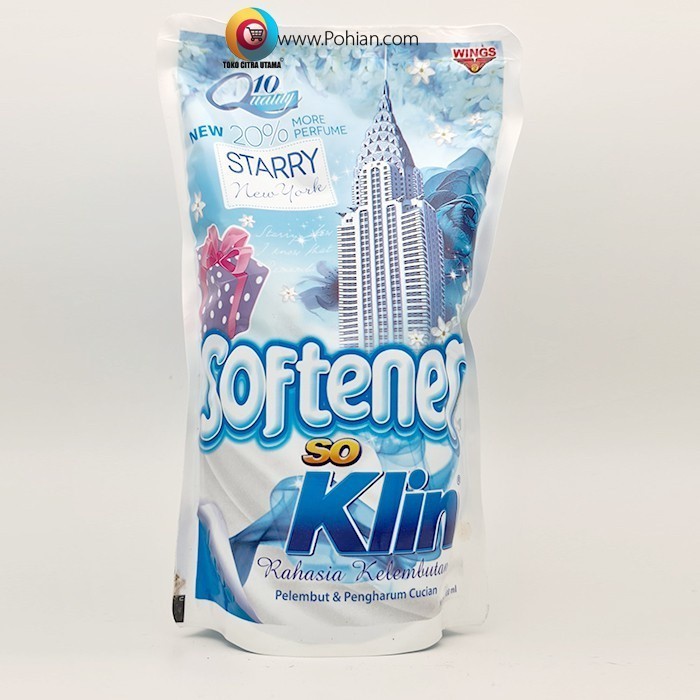 Jual SO KLIN SOFTENER STARRY NY 900ML | Shopee Indonesia