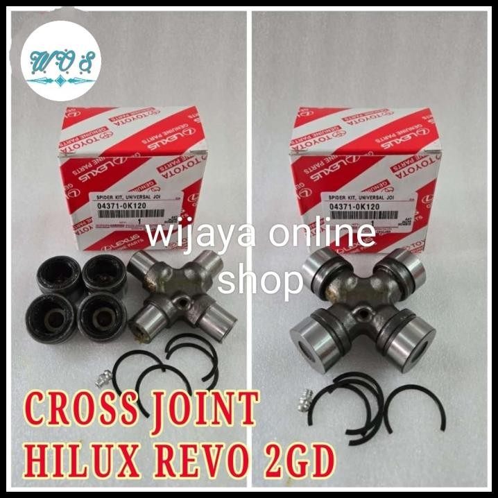 Jual BEST DEAL CROSS JOINT HILUX REVO 2GD / SPIDER KIT HILUX REVO 2GD 04371-0K120 !!! | Shopee ...