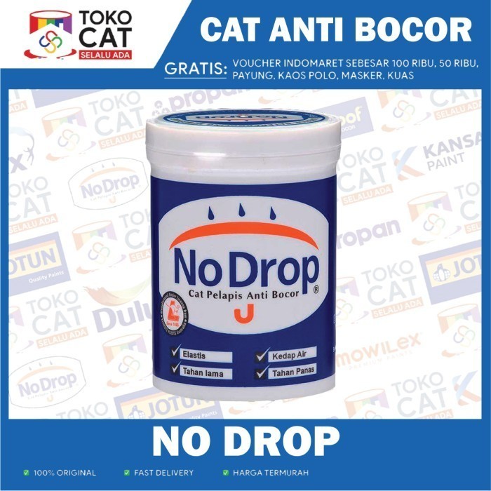 Jual CAT ANTI BOCOR | NO DROP GALON 1 KG WARNA | KEMASAN KALENG ...