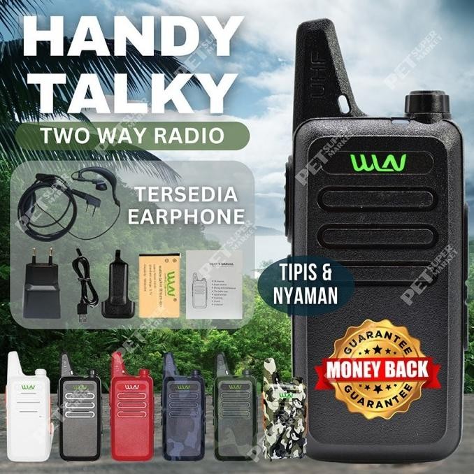 Jual WLN Walkie Talkie Full Set UHF KD C1 7 Hari Garansi | Two Way Radio Handy Talky Talkie HT ...