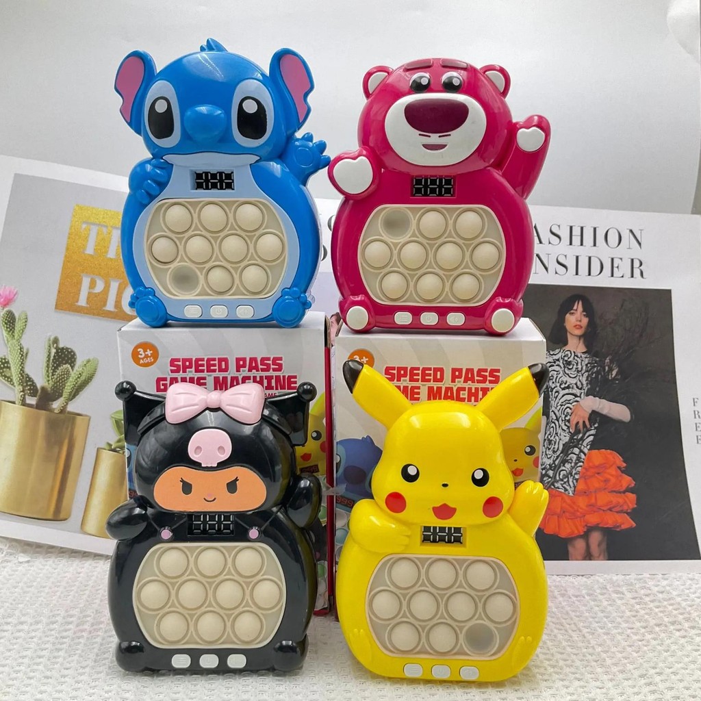 Jual new kuromi quick push game pop up fidget bubble electronic pop it ...