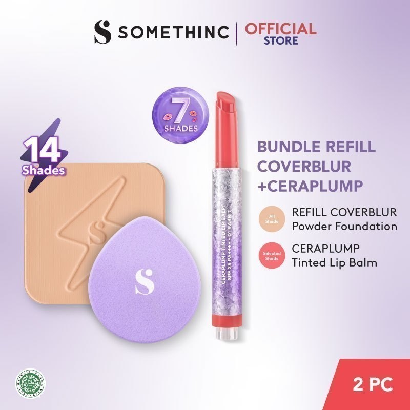 Jual SOMETHINC [2 PCS] REFILL Copy Paste COVERBLUR ® Powder Foundation ...