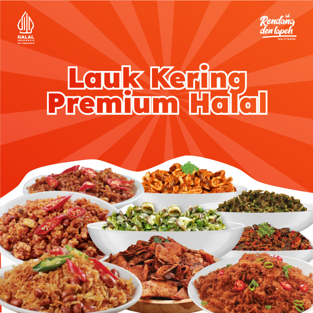 Jual Varian Lauk Kering Premium Halal Den Lapeh Food | Shopee Indonesia