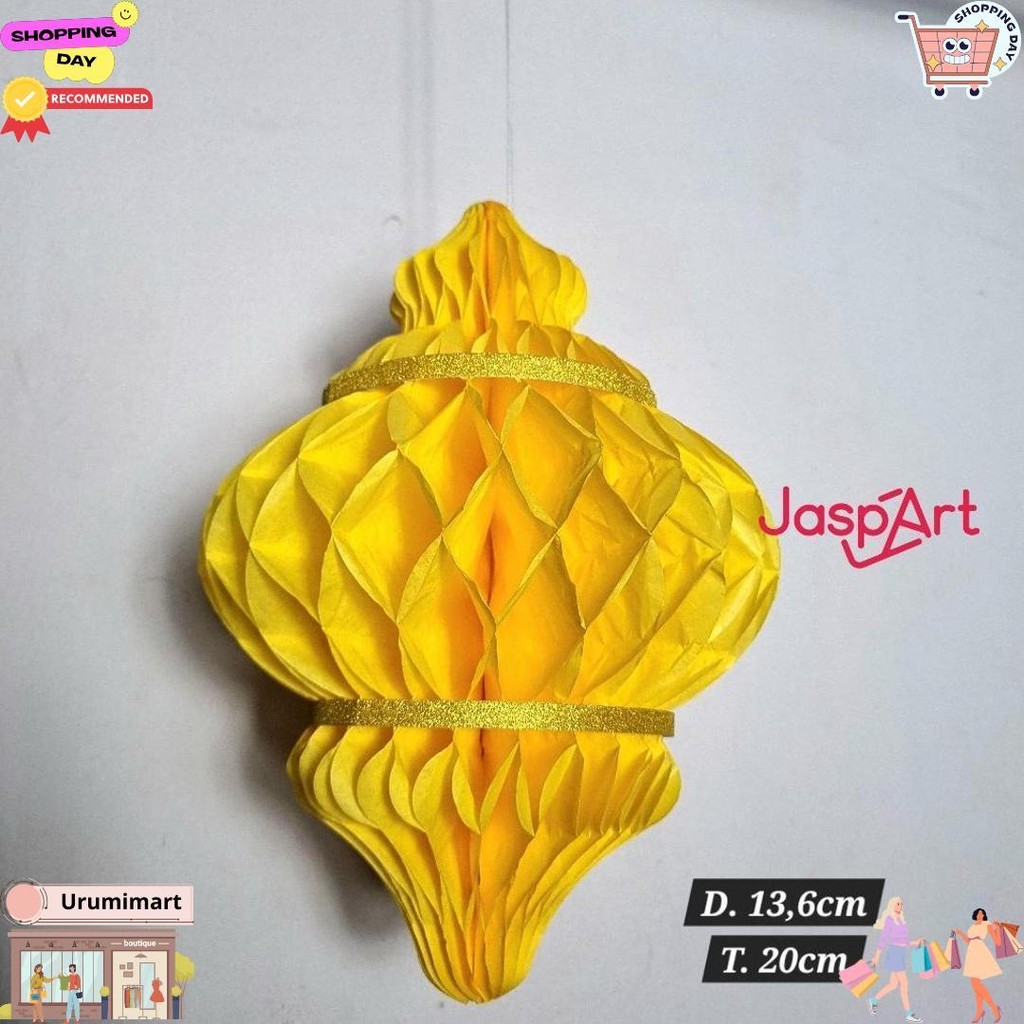 Jual Lampion Lebaran Lampion Tawon Idul Fitri Lampion Lipat Hijau ...