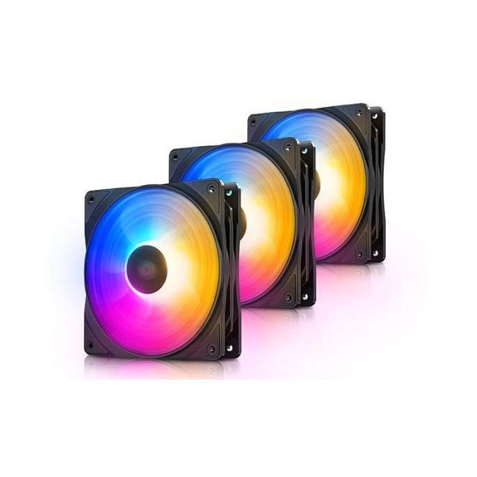 Jual ORI - DEEPCOOL RF 120 FS / RF120 FS 3IN1 - FIX RGB LED FAN - 12CM ...