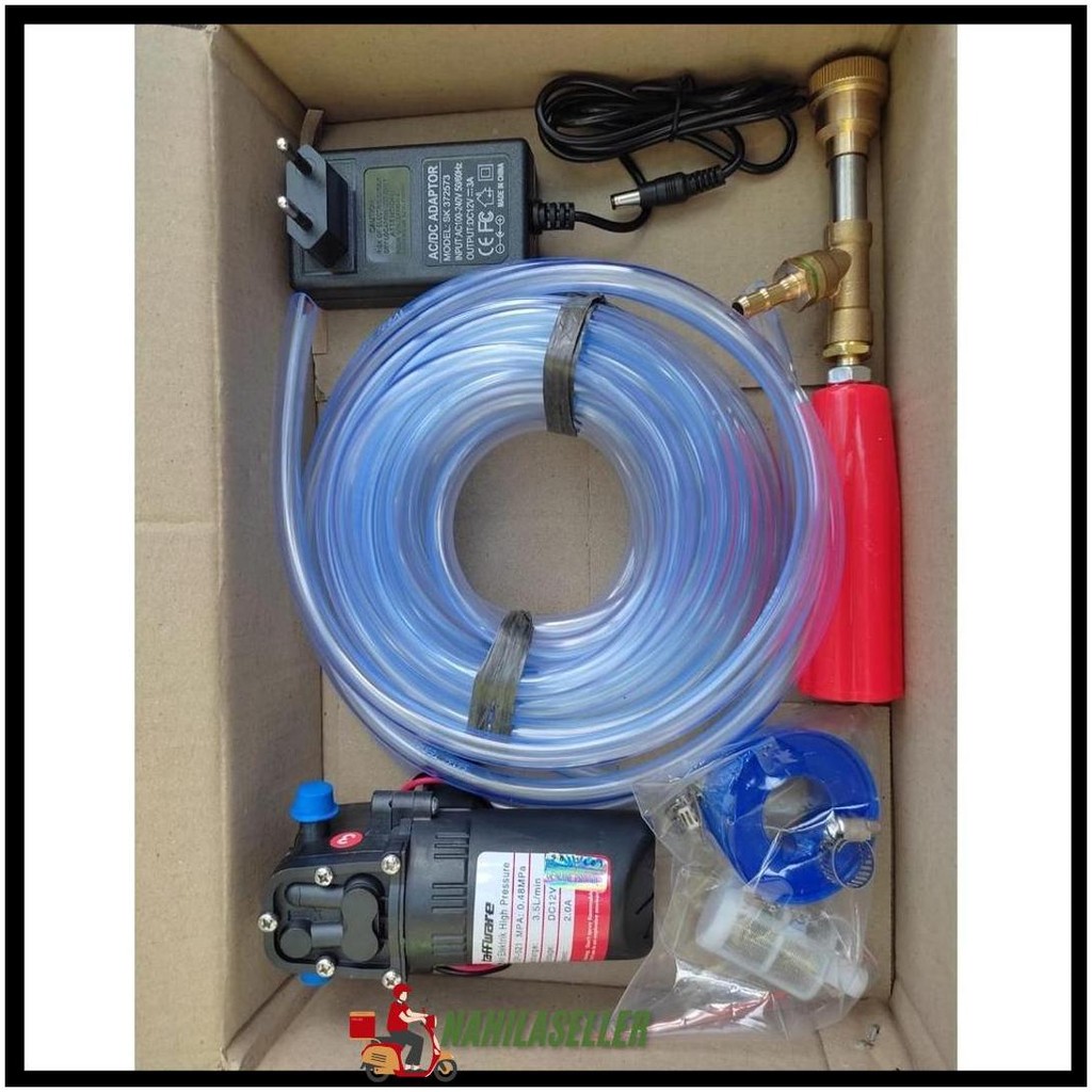 Jual Alat Cuci Motor Mobil Steam Stim Mini Pompa Dc 12 Volt 70 Psi Bisa ...
