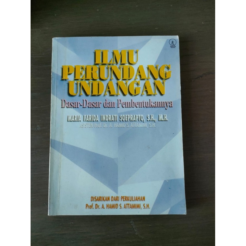 Jual [KBB] BUKU ILMU PERUNDANG-UNDANGAN DASAR DAN PEMBENTUKANNYA | Shopee Indonesia