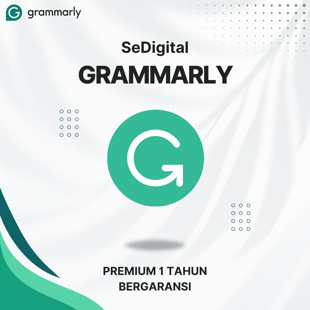 Jual Software Untuk Cek GrammarLy 1 Tahun / Parafrase Premium Vvip ...