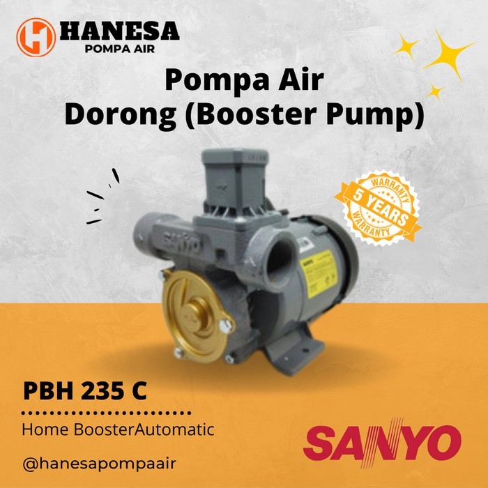Jual NEW!! Sanyo PBH 235 C Pompa Air Pendorong Otomatis | Shopee Indonesia