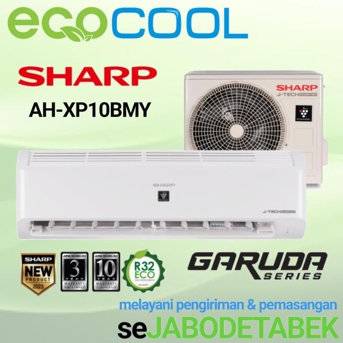 Jual new ac sharp 1pk ah-xp10bmy garuda series inverter plasma cluster unitonly | Shopee Indonesia