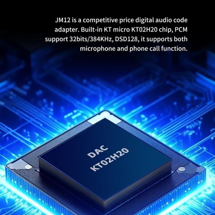 Jual Baru Jcally Jm12 Dac Kto2H20 Chip Dac Type C To 3.5Mm Adapter ...
