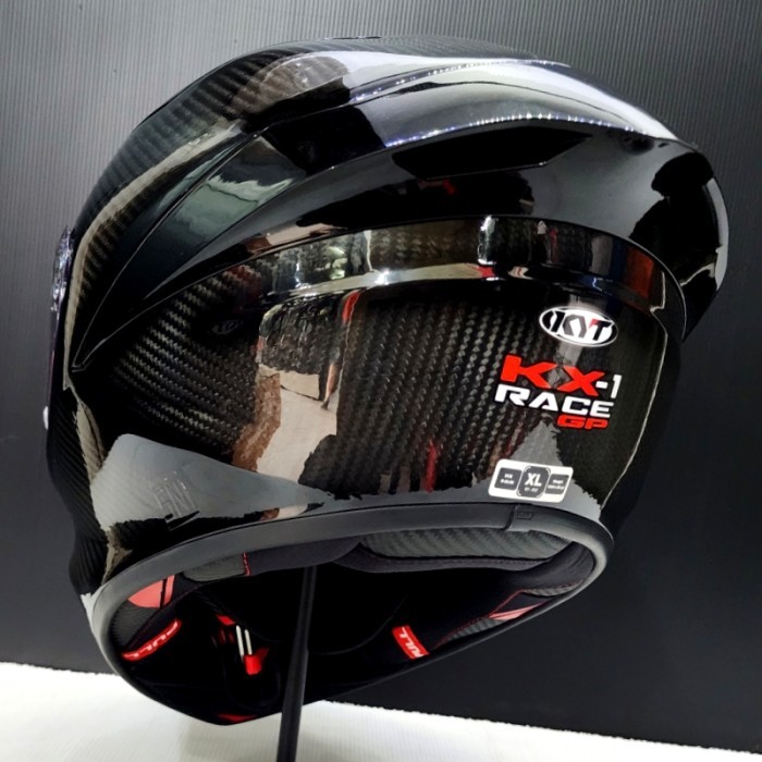 Jual KYT KX-1 Race GP Carbon Black | Shopee Indonesia