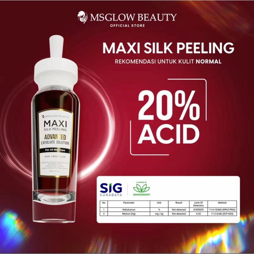 Jual MS GLOW - MAXI DEEP PEELING 35ML (new) | Shopee Indonesia