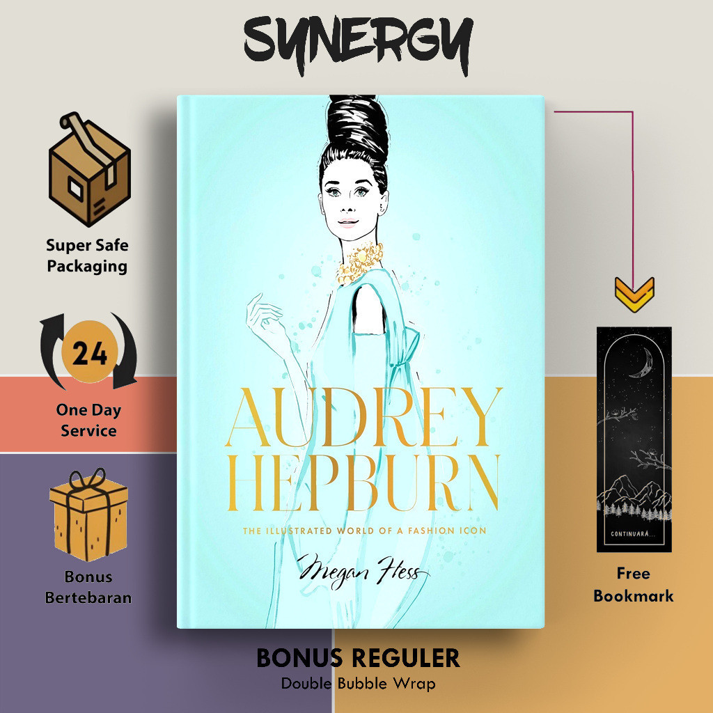 Jual Audrey Hepburn by Megan Hess (English) | Shopee Indonesia