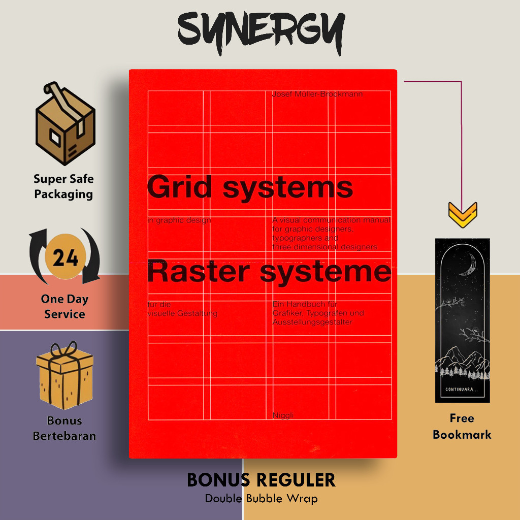 Jual Grid Systems in Graphic Design Raster Systeme Fur Die Visuele Gestaltung (English) | Shopee ...