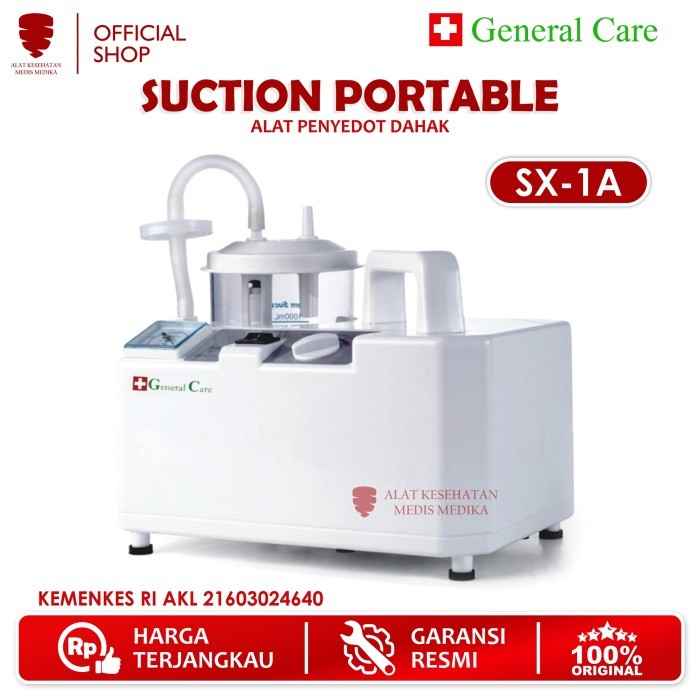 Jual Suction Pump General Care SX-1A Alat Sedot Portable Phlegm Unit ...