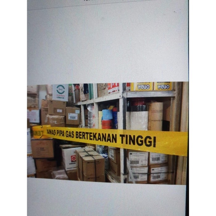 Jual Pita Pembatas Barikade - Marker Tape - Awas Gas Tekanan Tinggi ...