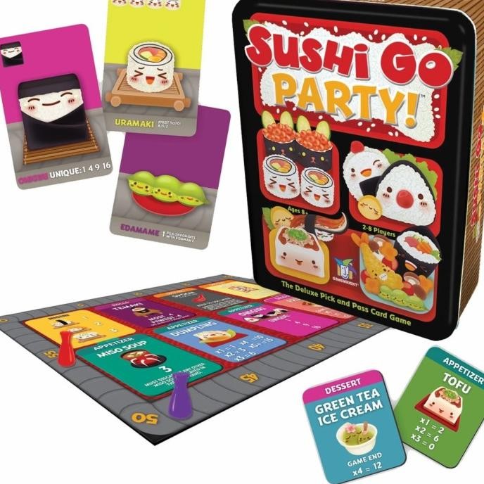 Jual Sushi Go Party Card Game Original Authentic Tin [terbaik] | Shopee ...