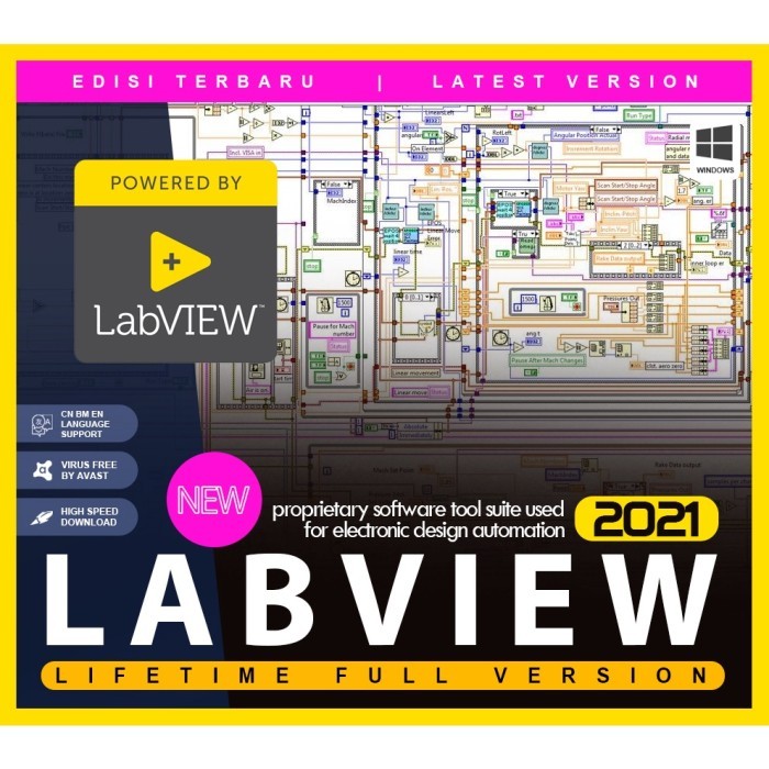 Jual NI LabVIEW 2021 SP1 F1 v21.1.1 + Toolkits and Modules | Shopee ...