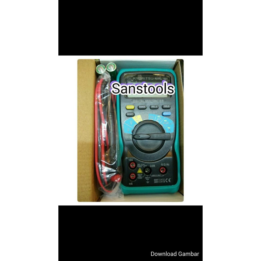 Jual KYORITSU 1009 DIGITAL MULTIMETER ORIGINAL ASLI 100% | Shopee Indonesia