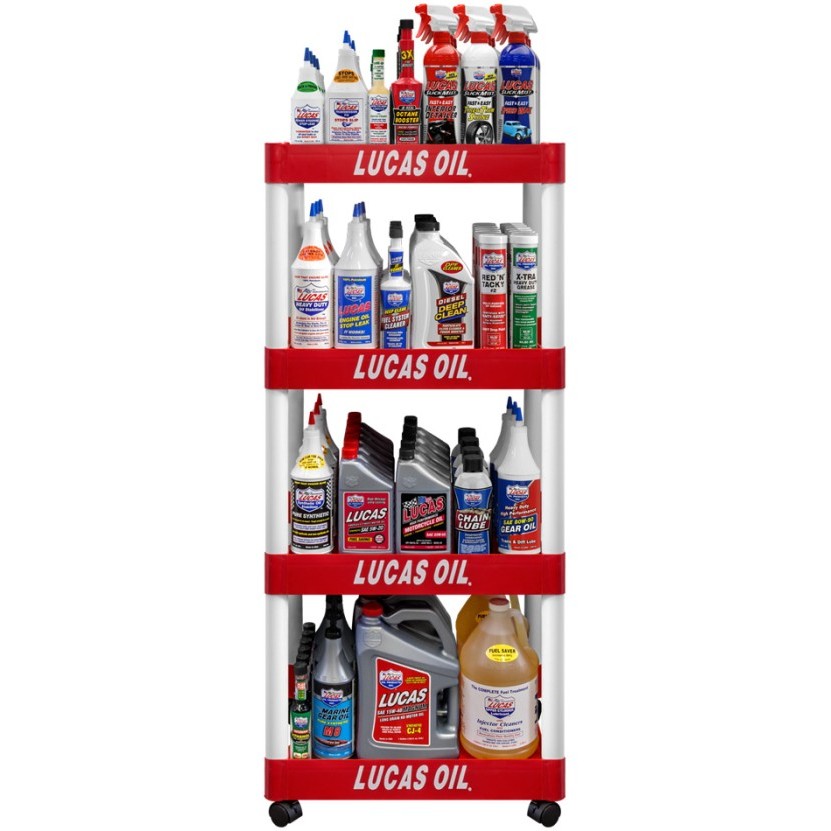 Jual Rak 4 Tingkat Lucas Oil / Rak Oli Display Lucas Oil / Rack Lucas ...