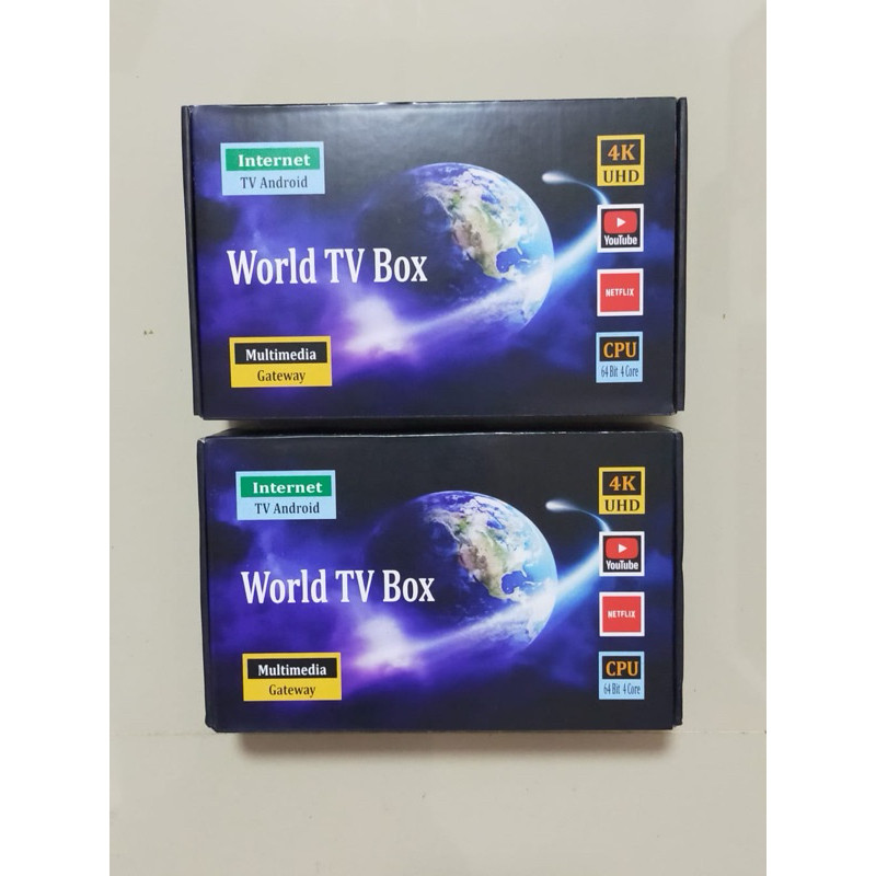 Jual WORLD TV BOX - Android TV Box 4GB 32GB - Full TV Channel 4K ...