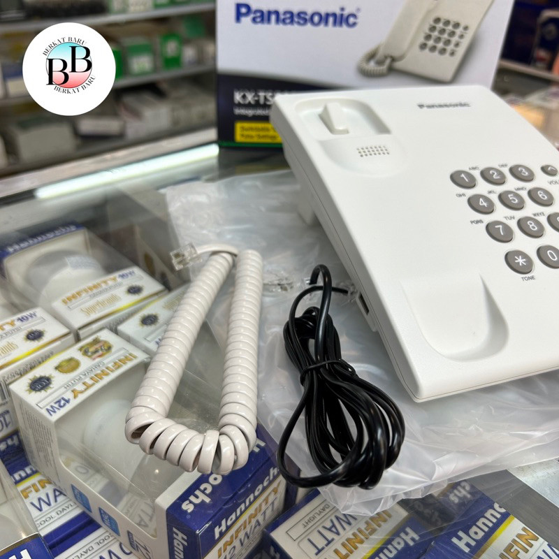 Jual Telepon Kabel Panasonic KX-TS505MX (Warna Putih / Warna Hitam ...