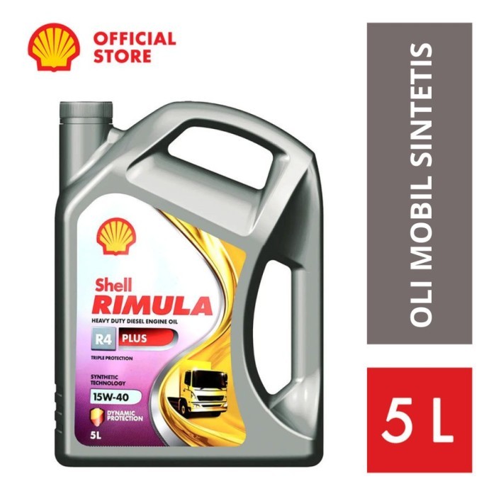 Jual GRATIS ONGKIR Shell Rimula R4X 15W-40 Oli Mobil Mesin Diesel 5 ...