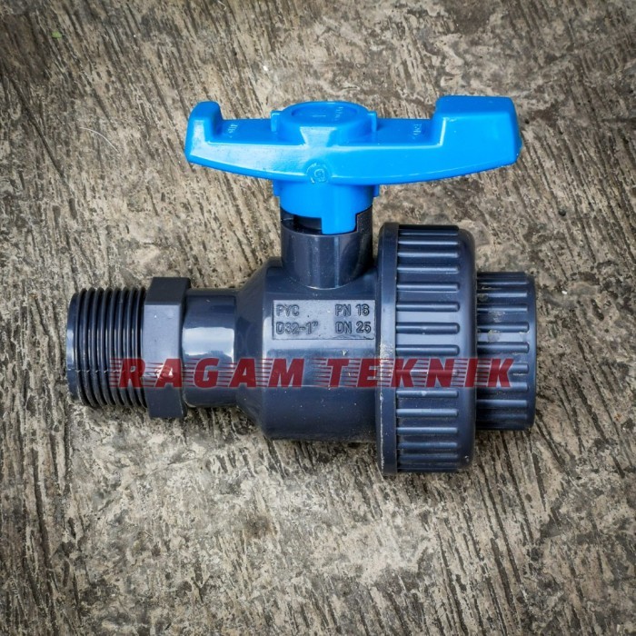 Jual HEMAT Ball Valve 1" Stop Kran Watermur Watermoor Drat Luar Dalam Penguin | Shopee Indonesia