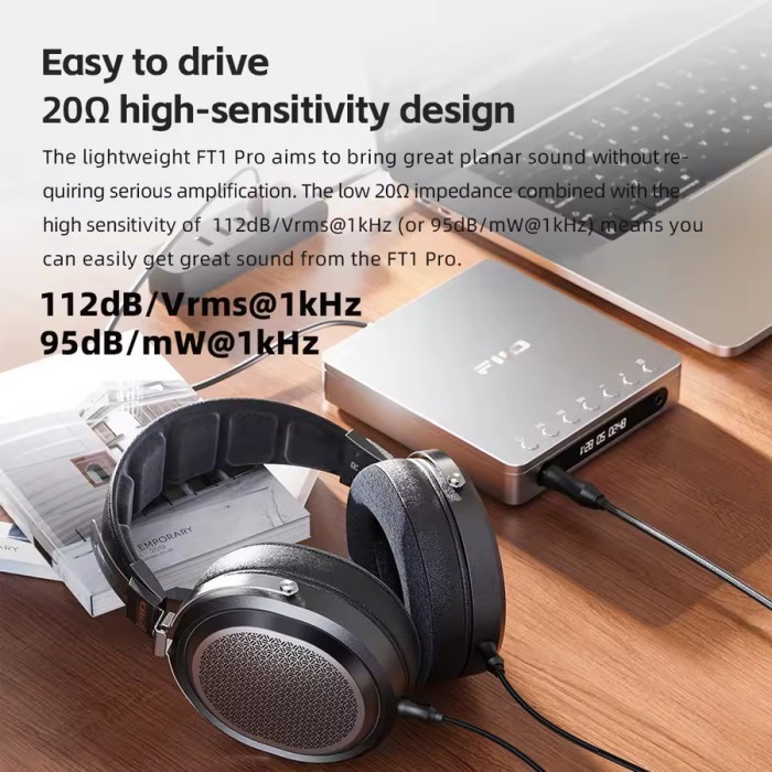 Jual FiiO FT1 Pro FT1Pro Open Back Planar Magnetic Wired Hi-Fi Headphones | Shopee Indonesia