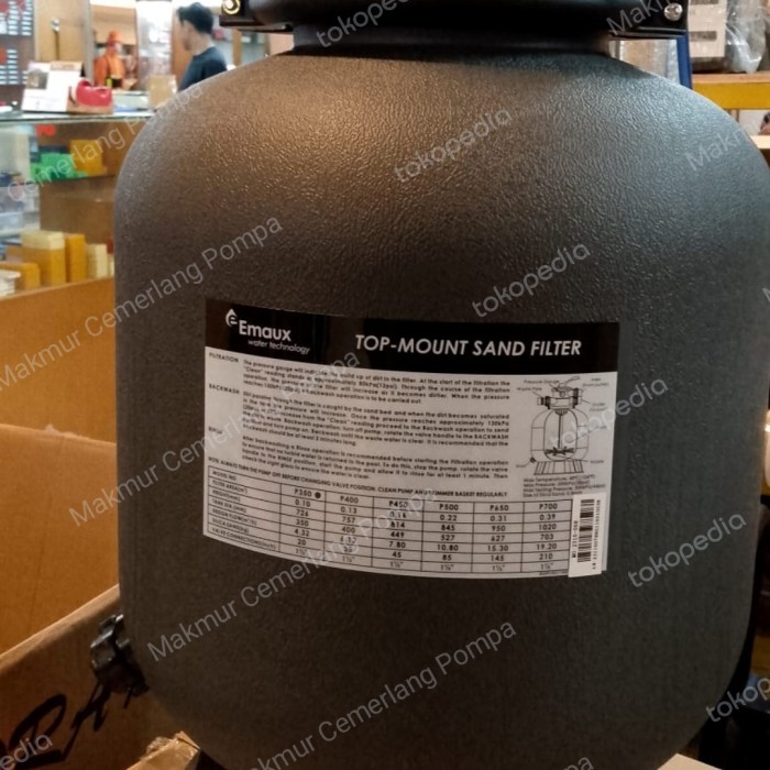 Jual TERLENGKAP SAND FILTER KOLAM RENANG EMAUX P350 | Shopee Indonesia