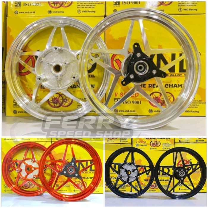 Jual Velg Racing Vnd V Speed Nmax new & old / Pelek V Speed 185/215-14 Nmax | Shopee Indonesia