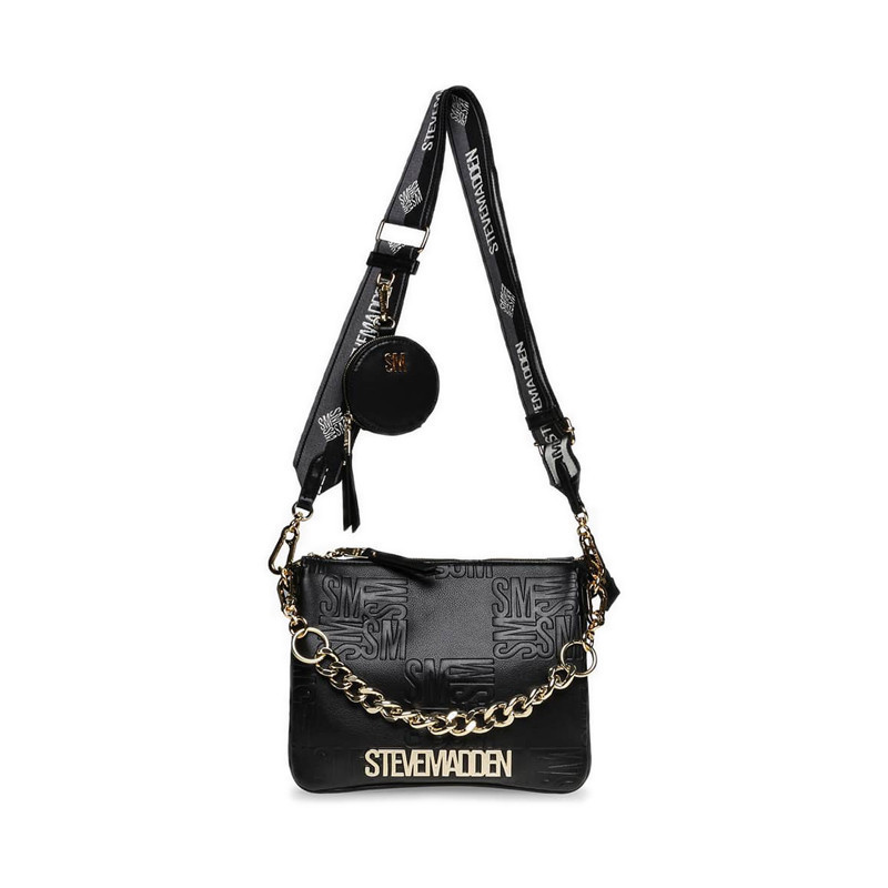 Jual Steve Madden BVICY Women's Crossbody Bags - Black/Gold | Shopee ...