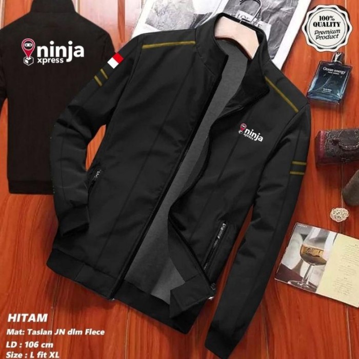 Jual Sale Terbaru Jaket Ninja Xpress Kurir Ninjavan Express Sablon ...
