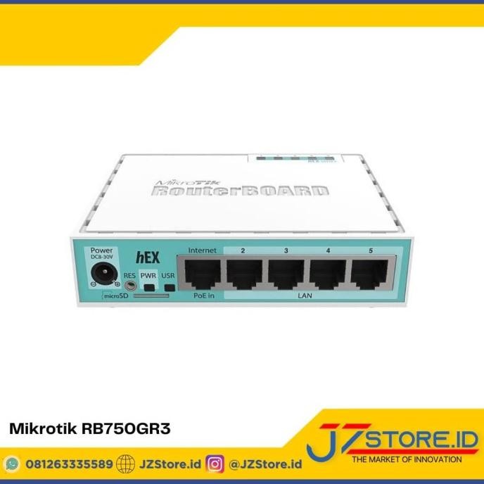 Jual Mikrotik RouterBoard RB-750-GR3 RB750GR3 RB 750 GR3 | Shopee Indonesia