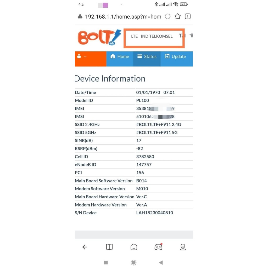 Jual Modem Router Wireless Wifi BOLT PL100 4G LTE Dual Band 2.4G 5G ...