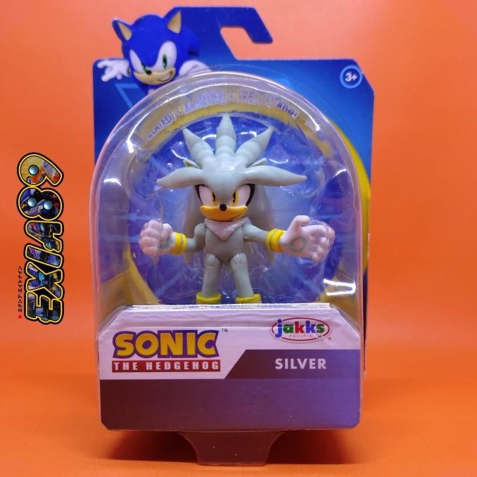 Jual SONIC THE HEDGEHOG 2,5-INCH ARTICULATED ACTION FIGURE - SILVER ...