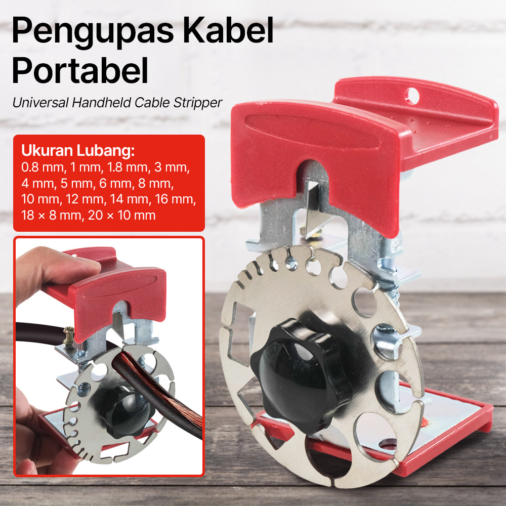 Jual Zitour Universal Handheld Cable Stripper Pengupas Kabel Portabel ...