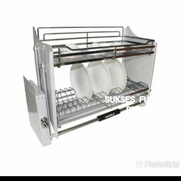 Jual Diskon Rak Piring Tarik Elevator Disk Rack Pull Down Hafele 504.76 ...
