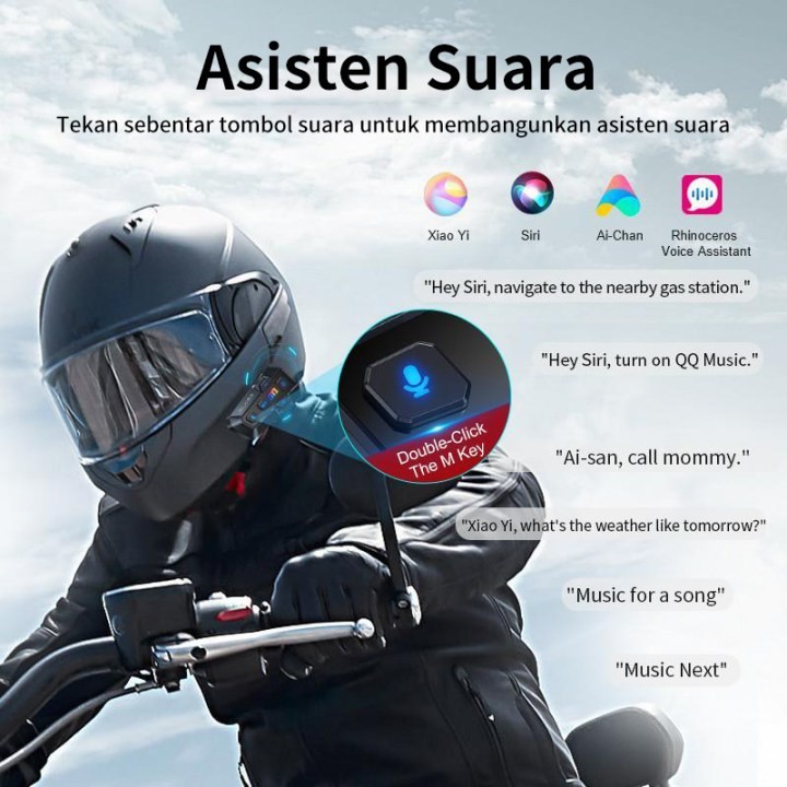 Jual Disc Blaise Gt1 Intercom Helm Waterproof Musik Sharing Interkom ...