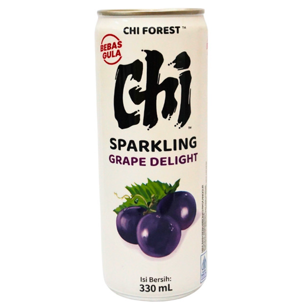 Jual S21730 CHI FOREST SPARKLING GRAPE DELIGHT MINUMAN SODA 330ML MAJU ...