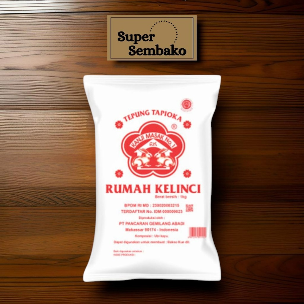Jual TEPUNG TAPIOKA KANJI CAP RUMAH KELINCI 500g SEMBAKO MURAH MAKASSAR ...