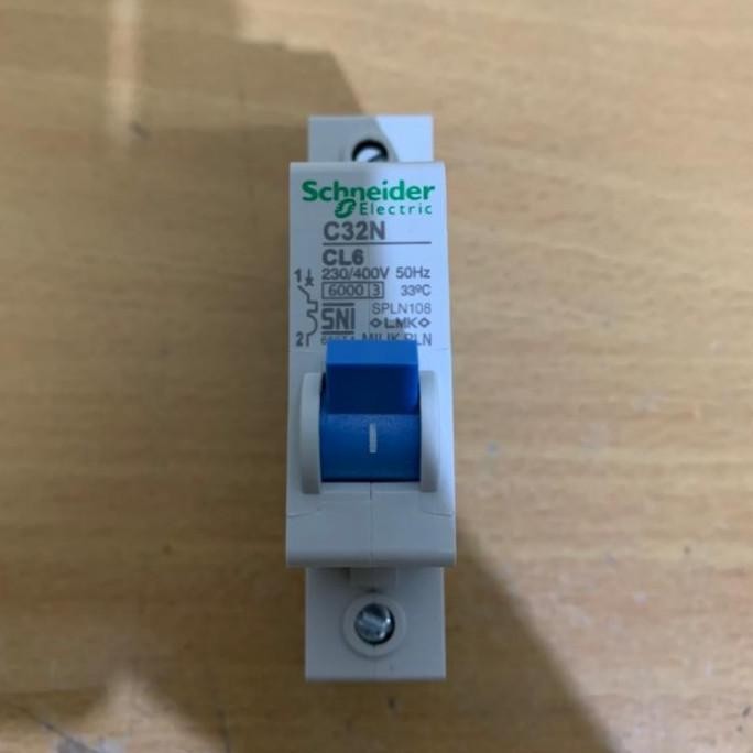 Jual TERLARIS MCB 6 AMPERE SCHNEIDER ORIGINAL SNI | Shopee Indonesia
