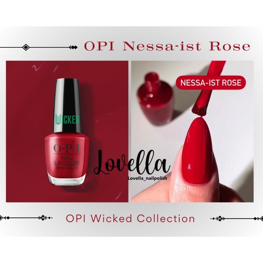 Jual OPI Nessa-ist Rose - Wicked Collection (OPI ORIGINAL / OPI Nail ...