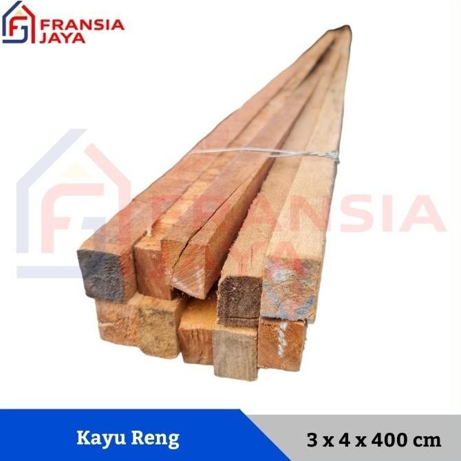 Jual Kayu Reng 3X4 | 3 X 4 (12 Batang/Ikat) | Shopee Indonesia