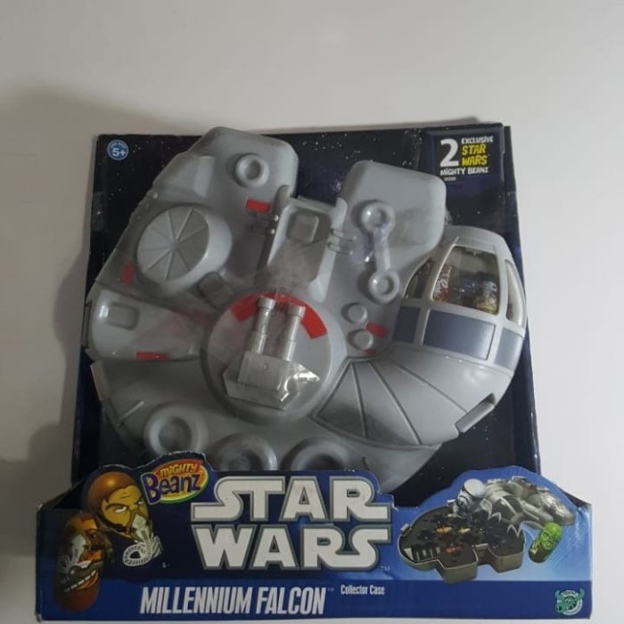Jual box mighty beanz model pesawat starwars milennium falcon | Shopee ...
